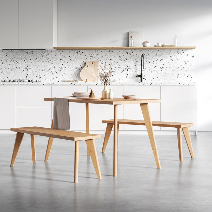 40cm Solid Oak Table Legs – The Hairpin Leg Co.
